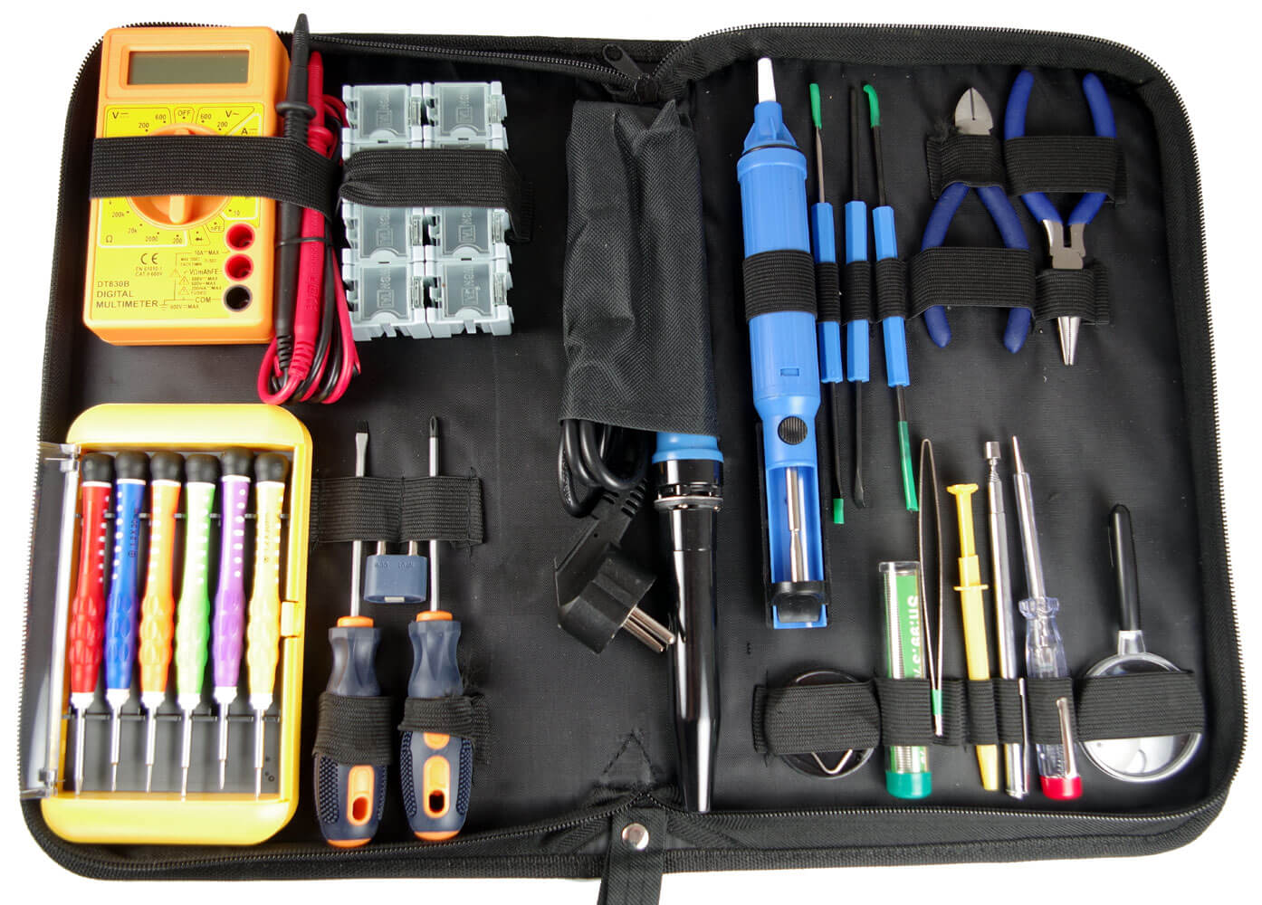 Zhongdi ZD-967 Electronics Tool Set, 23 pieces
